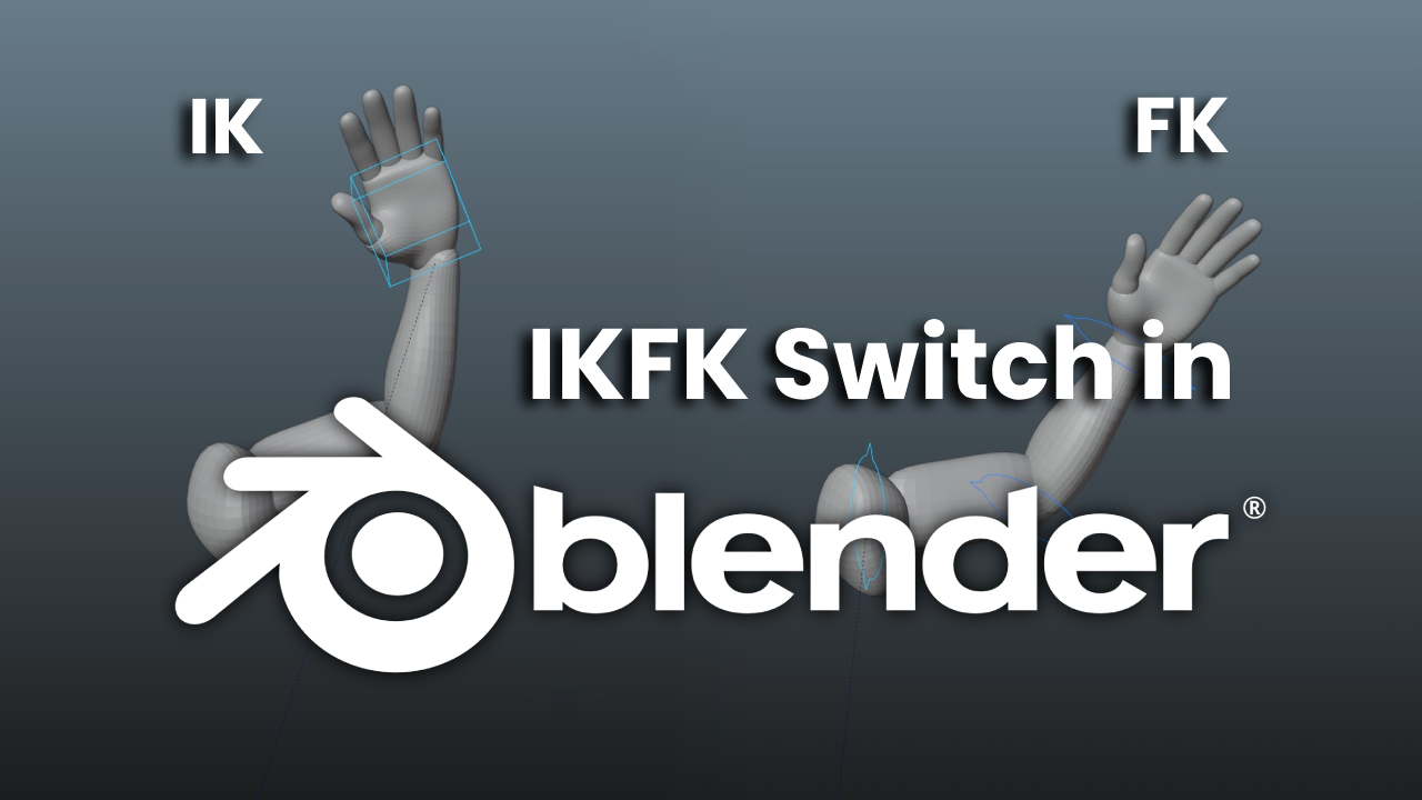 Simple IKFK Switch in blender · Adam Madej